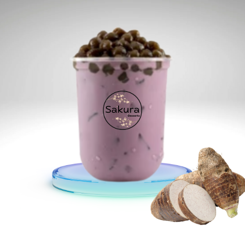 Taro Purple Milk Tea | Sakura Desserts